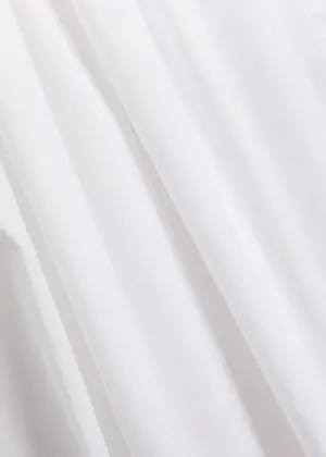 Max Mara Cotton-blend Maxi Shirt Dress - White