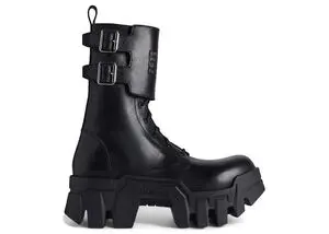 Balenciaga Bulldozer Lace-up Combat Boots