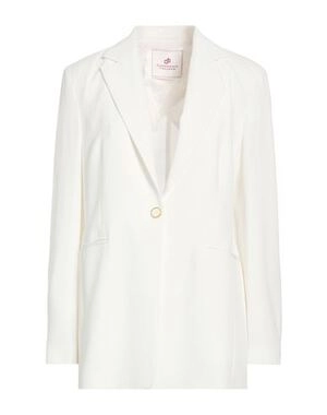 COMPAGNIA ITALIANA Single-breasted Twill Blazer - White
