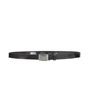 Diesel® Silver Tone Belts For Men