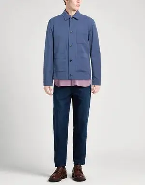 Paul & Shark Slate Nylon And Elastane Overshirt - Blue