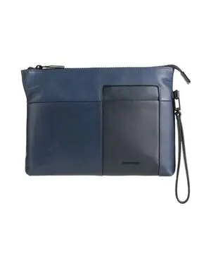 PIQUADRO Handbag In Leather - Blue
