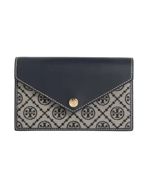 Tory Burch Small Flap Bag With Detachable Shoulder Strap - Navy