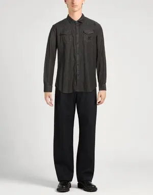 Karl Lagerfeld Denim Shirt Size Cotton, Elastane