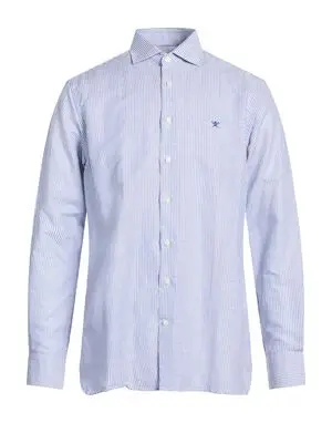 HACKETT Shirt Size Linen, Cotton - Blue
