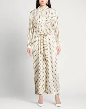 Marella Polka-dot Twill Maxi Shirt Dress