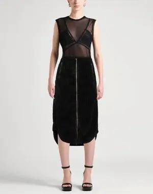 DIESEL® Midi Corduroy Asymmetric Skirt