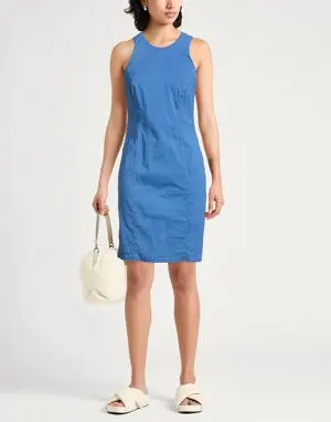 120% Lino Mini Dress Linen Blend
