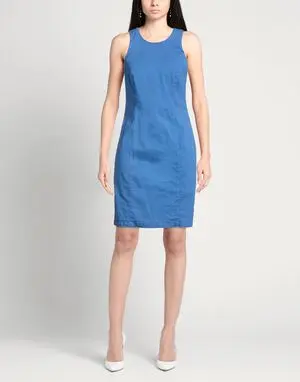 120% Lino Mini Dress Linen Blend
