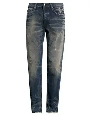 DIESEL® Cotton Elastane Tapered Jeans - Blue
