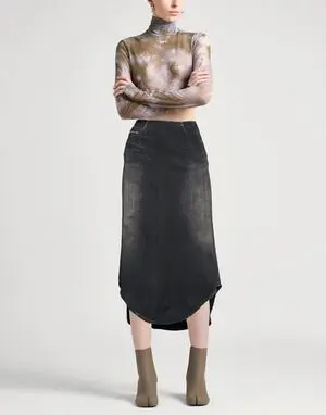 DIESEL® Asymmetric Denim Skirt