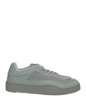 DIESEL® Low Top Leather And Textile Sneakers - Grey