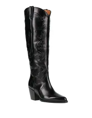 Maje Leather Cowboy Boots