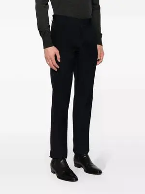 Givenchy Wool Tailored Trousers - Blue