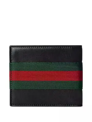 Gucci Web Stripe Bifold Wallet