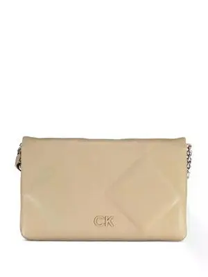 Calvin Klein Quilted Shoulder Bag With Logo Lettering
