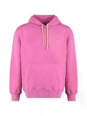 AUTRY Logo-patch Hoodie - Pink
