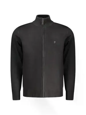 COVERI MOVING Zip-up Fine-knit Cardigan
