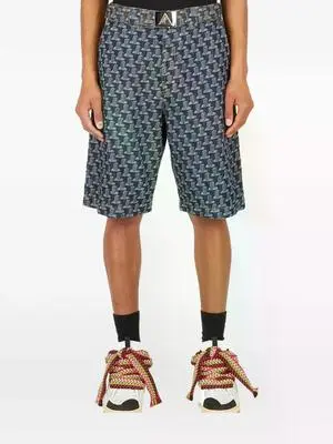 LANVIN Monogram-print Shorts