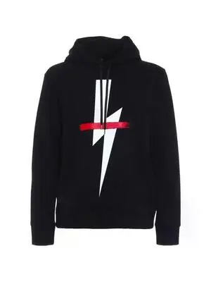 Neil Barrett Thunderbolt Print Hoodie