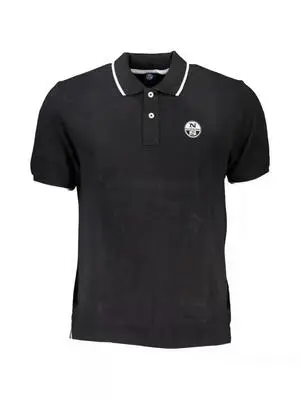 NORTH SAILS Cotton Polo Shirt - Black