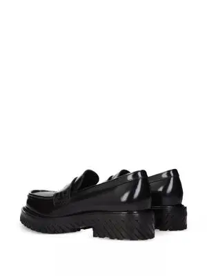 Off-White Leather Loafers