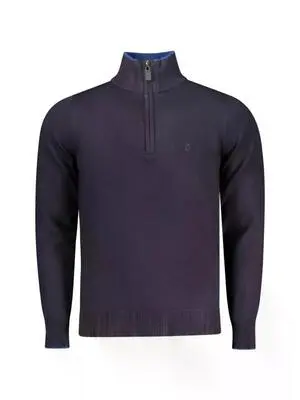 COVERI MOVING Zip-fastening Fine-knit Sweater