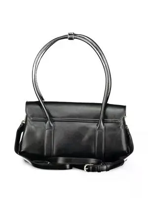 MARIO VALENTINO Logo-lettering Shoulder Bag - Black