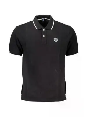 NORTH SAILS Logo-patch Polo Shirt - Black