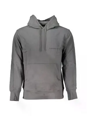 Calvin Klein Logo-print Cotton Hoodie - Grey