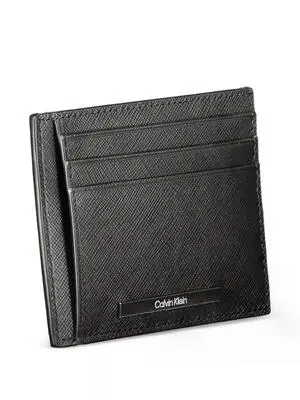 Calvin Klein Logo-plaque Leather Card Holder