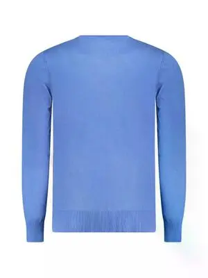 COVERI MOVING Logo-embroidered Crew Neck Sweater