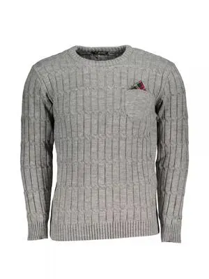 U.S. Grand Patch-pocket Cable-knit Sweater