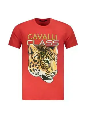 Roberto Cavalli Logo-print T-shirt - Red