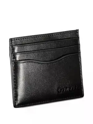 Calvin Klein Embossed-logo Leather Card Holder