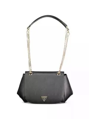 Guess Logo-detail Shoulder Bag - Black
