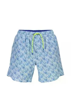 NORTH SAILS Floral-print Swim Shorts - Blue