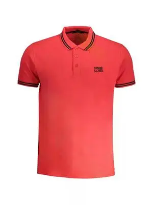 Roberto Cavalli Logo-embroidered Cotton Polo Shirt - Red