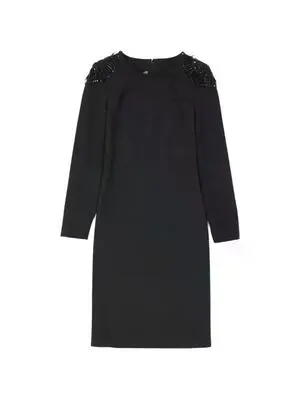 Alberta Ferretti Bead-embellished Midi Dress