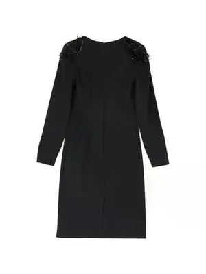 Alberta Ferretti Bead-embellished Midi Dress