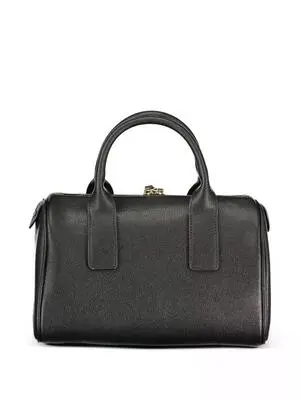 MARIO VALENTINO Embossed-logo Pebbled Tote