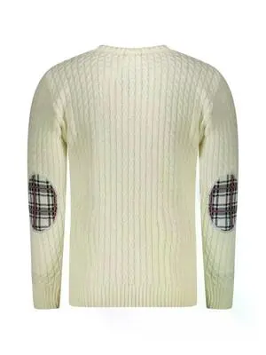 U.S. Grand Cable-knit Jumper With Elbow Patches