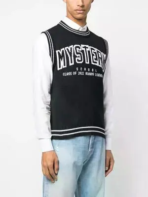 MSFTS Intarsia-knit Logo Vest