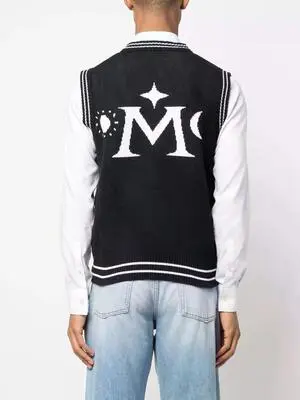 MSFTS Intarsia-knit Logo Vest