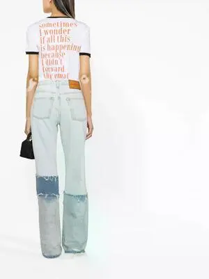 Heron Preston Patchwork Straight-leg Jeans