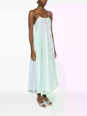 FORTE_FORTE Empire-line Silk Maxi Dress