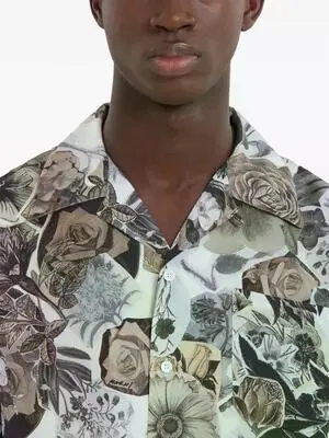 Marni Floral-print Silk Shirt