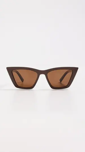 Le Specs Velodrome Cateye Sunglasses - Cocoa