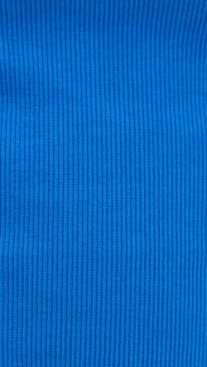 PERFECTWHITETEE Structured Rib Tank - Cobalt