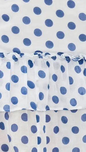 CONIGLIO PALM BEACH Mini Skirt With Drawstring Waist - Pacific Dot